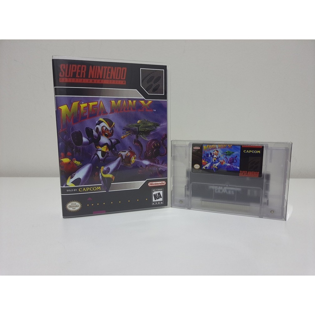 Mega Man X - Ultimate - com LED- Super Nintendo | Shopee Brasil