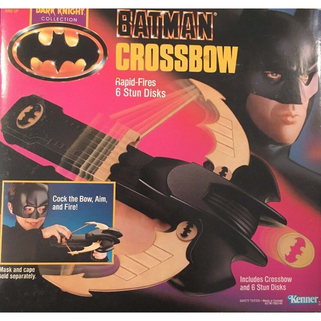 Acessório Cosplay Infantil Batman 1989 Crossbow Besta Vintage Batman ...