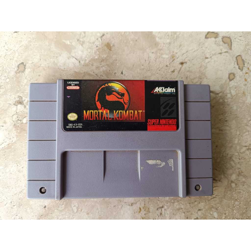 Mortal Kombat 1 Original Super Nintendo | Shopee Brasil