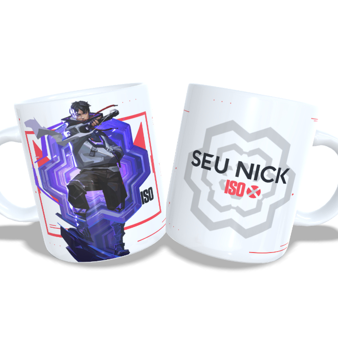 Caneca ISO - Valorant Nickname Personalizado | Shopee Brasil