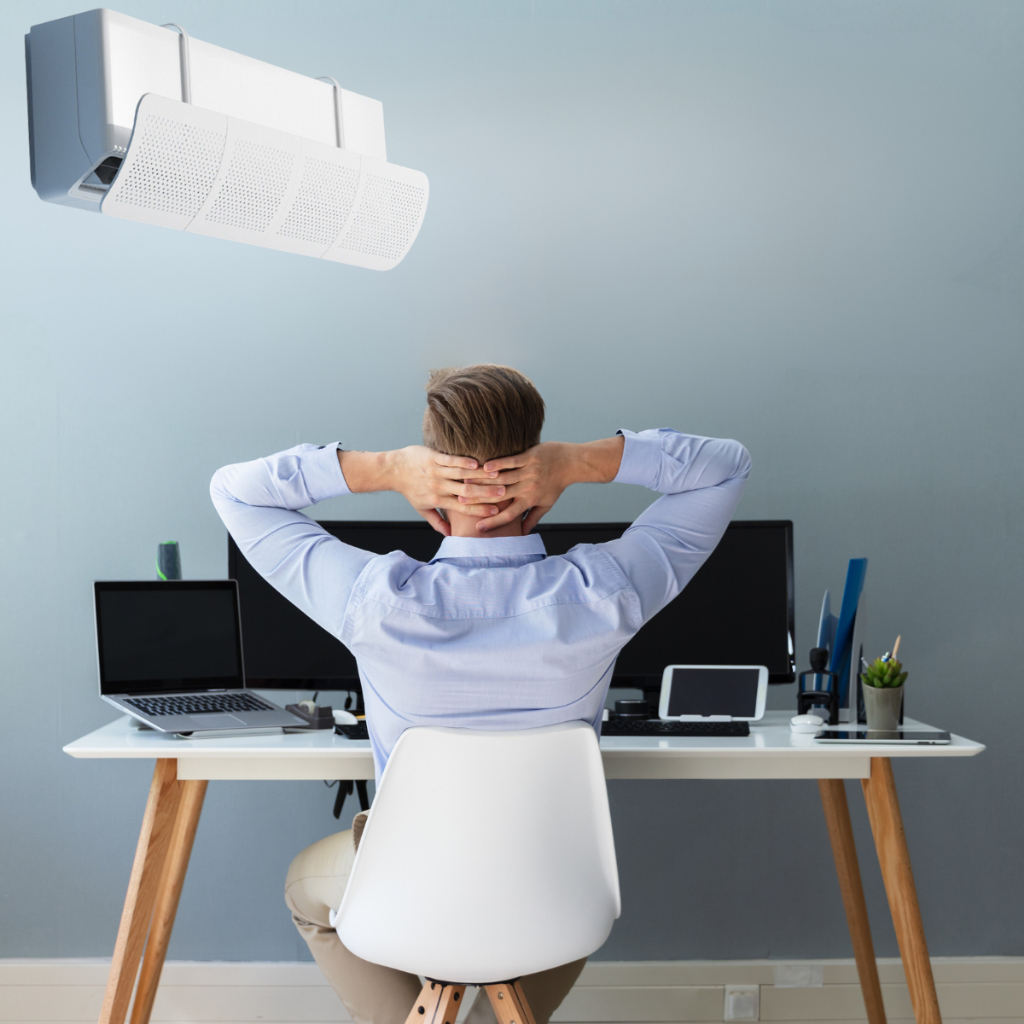 Defletor para ar condicionado de plastico Split Ajustavel Universal ...