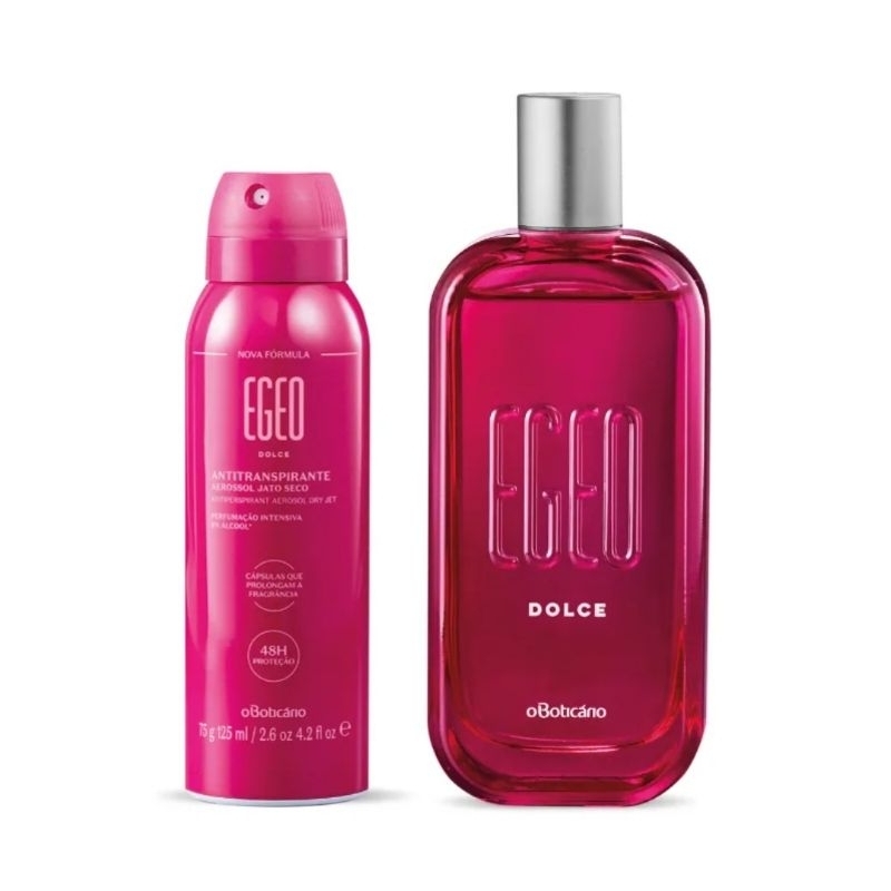 Kit Egeo Dolce: Desodorante Colônia 90ml + Desodorante Aerossol 75g ...