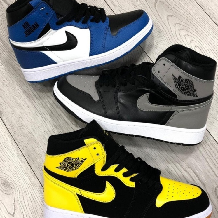 Bota Nike Jordan 1 Chicago INFATIL AZUL/BRANCO /PRETO - PROMOÇÃO ...