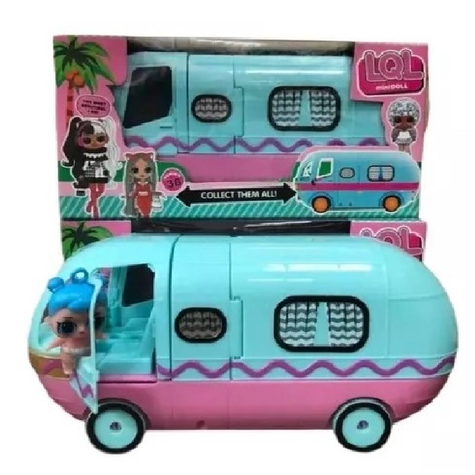 Brinquedo da LQL Lol - Ônibus Trailer -Boneca e Assessórios | Shopee Brasil