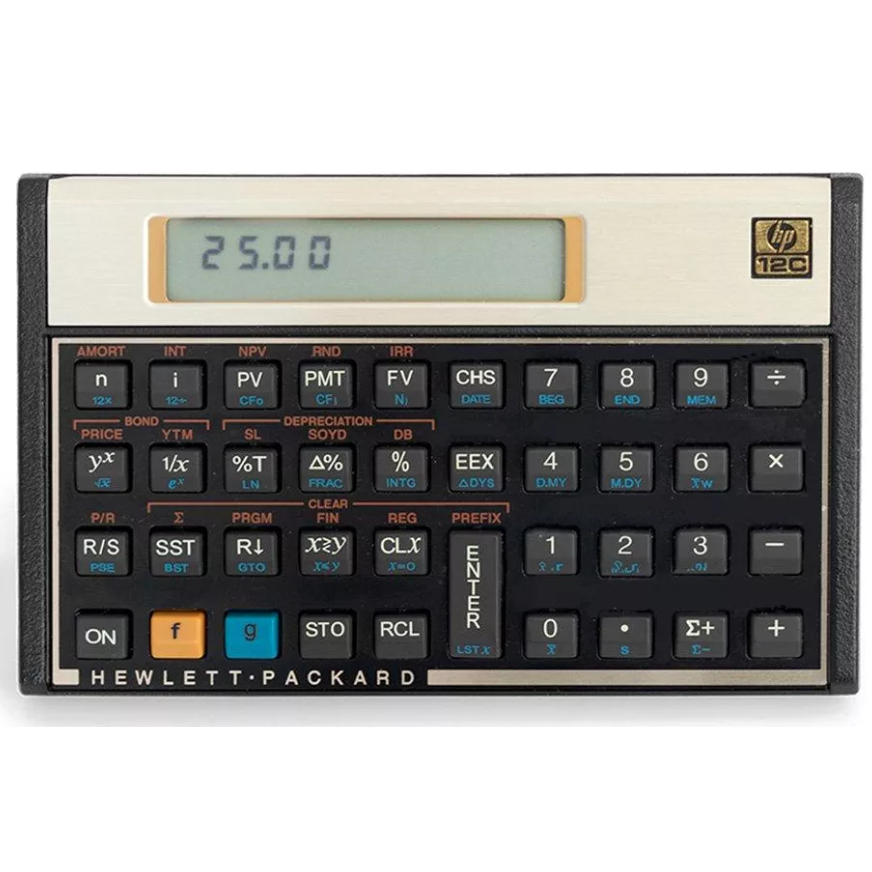 CALCULADORA HP 12C GOLD | Shopee Brasil
