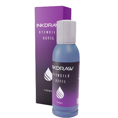 Tinta Stencil Transfer Para Decalque 100 Ml Inkdraw Tatuagem | Shopee ...