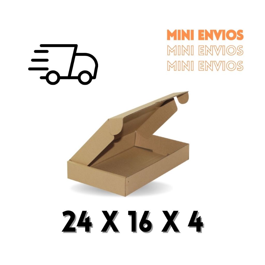 50 caixas de papelão 24x16x4 correio mini pac sedex | Shopee Brasil