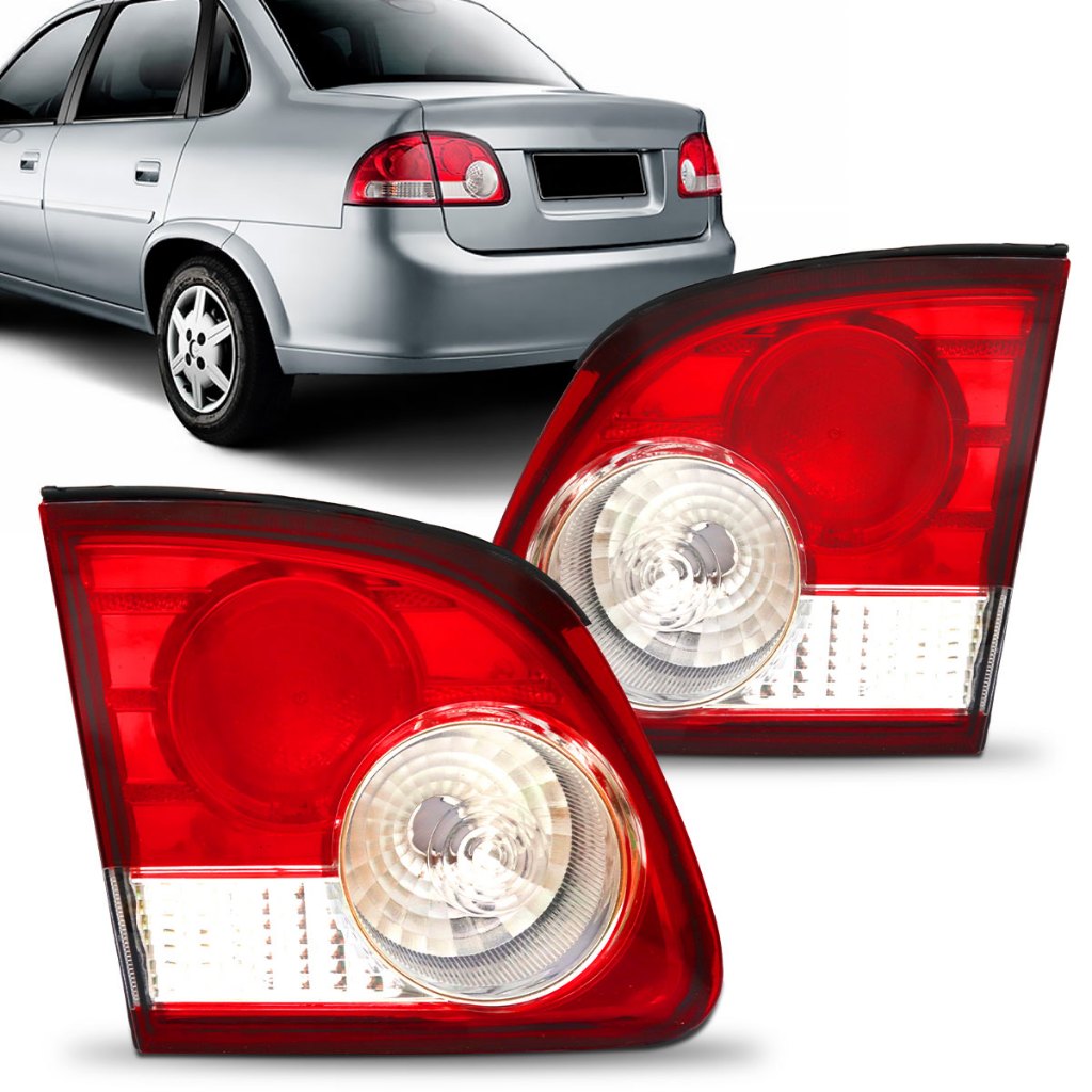 Lanterna Traseira CORSA CLASSIC 2011, 2012, 2013, 2014, 2015 E 2016 TAMPA BICOLOR | Shopee Brasil