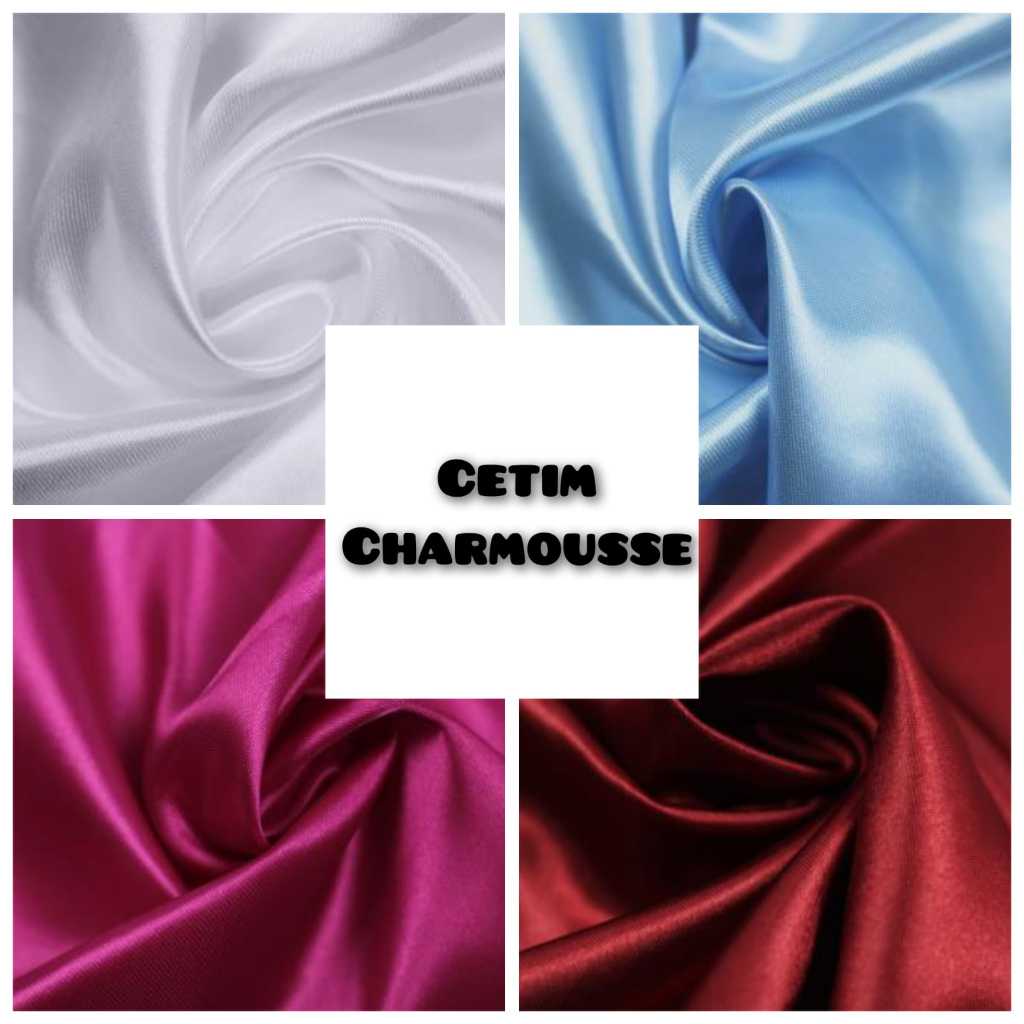 1 metro Tecido cetim charmousse cetim liso sem elastano- 1mt comp. x 1 ...