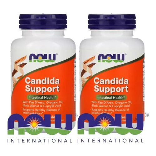 Kit 2 Candida Support - Now Foods (60 Cápsulas) | Shopee Brasil
