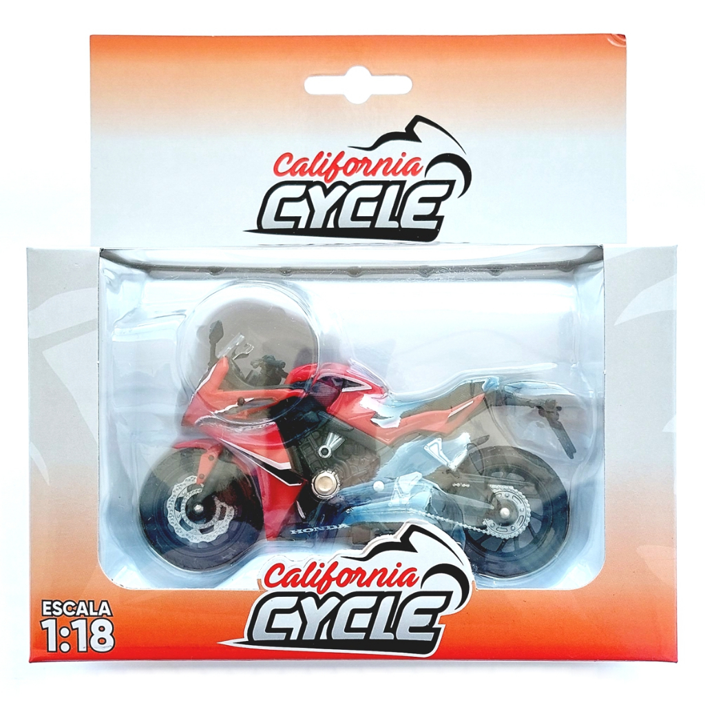 Miniatura Moto Honda CBR 650F Escala 1:18 California Cycle | Shopee Brasil