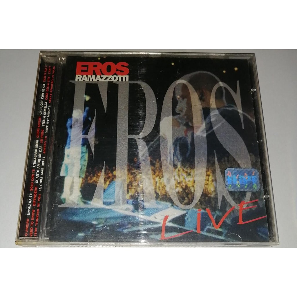 CD EROS RAMAZZOTTI: EROS LIVE | Shopee Brasil