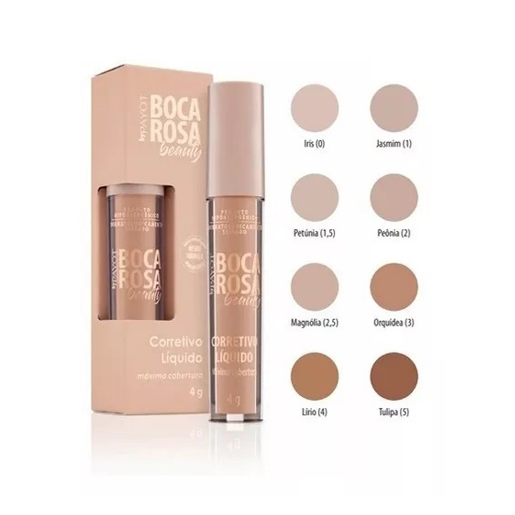 Corretivo Líquido 4g Máxima Cobertura De Boca Rosa Beauty By Payot ...