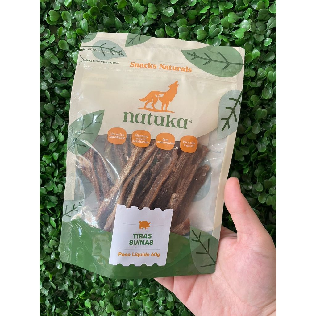 Tiras Suínas 60g - Natuka | Shopee Brasil
