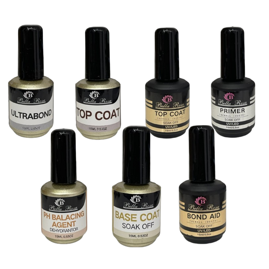 PREPARADORES BELLA ROSA LANÇAMENTO BASE EM GEL TOP COAT ULTRA BOND BOND ...