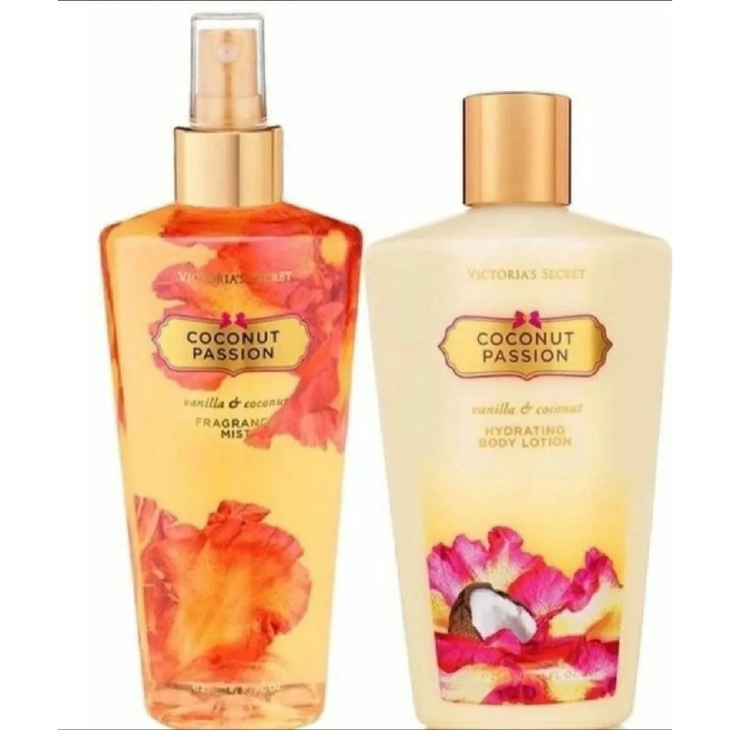 KIT BODY SPLASH + HIDRATANTE COCONUT PASSION 250ML | Shopee Brasil