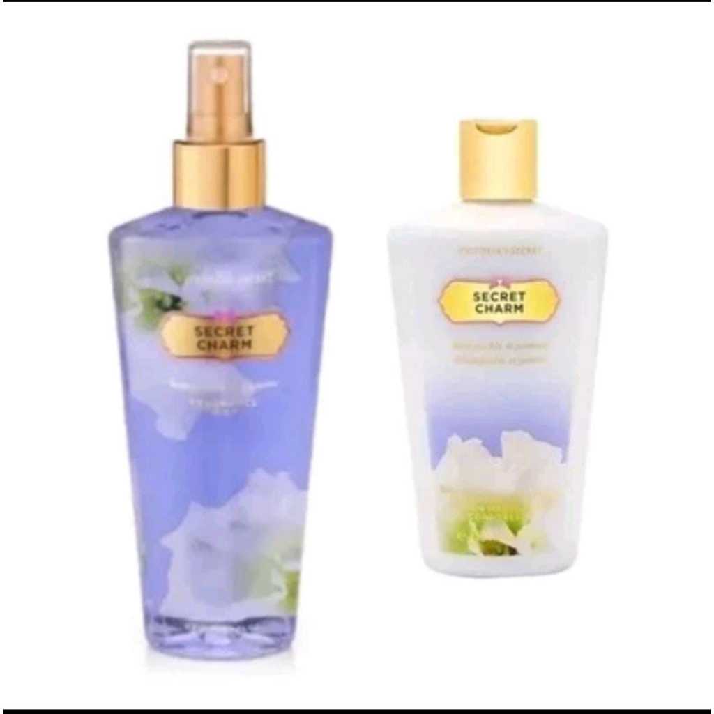 KIT BODY SPLASH + HIDRATANTE SECRET CHARM 250 ML | Shopee Brasil