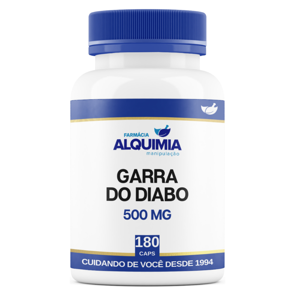 Garra Do Diabo 500 MG 180 Cápsulas - Harpagophytum procumbens | Shopee ...