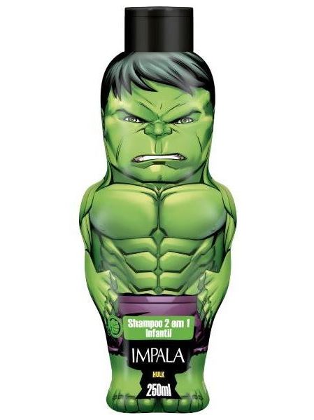 Shampoo Infantil 2 em 1 Impala Marvel Hulk 250ml | Shopee Brasil