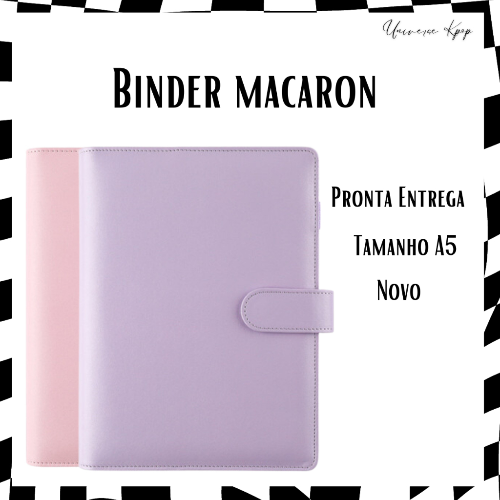 Binder Macaron A5 | Shopee Brasil