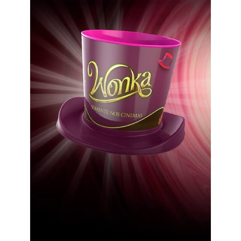 Balde Pipoca Cartola Filme Willy Wonka (Novo) | Shopee Brasil