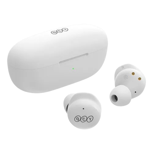 Fone de Ouvido QCY T17 Bluetooth 5.1 Modo Game e Cancelamento de Ruido BRANCO | Shopee Brasil