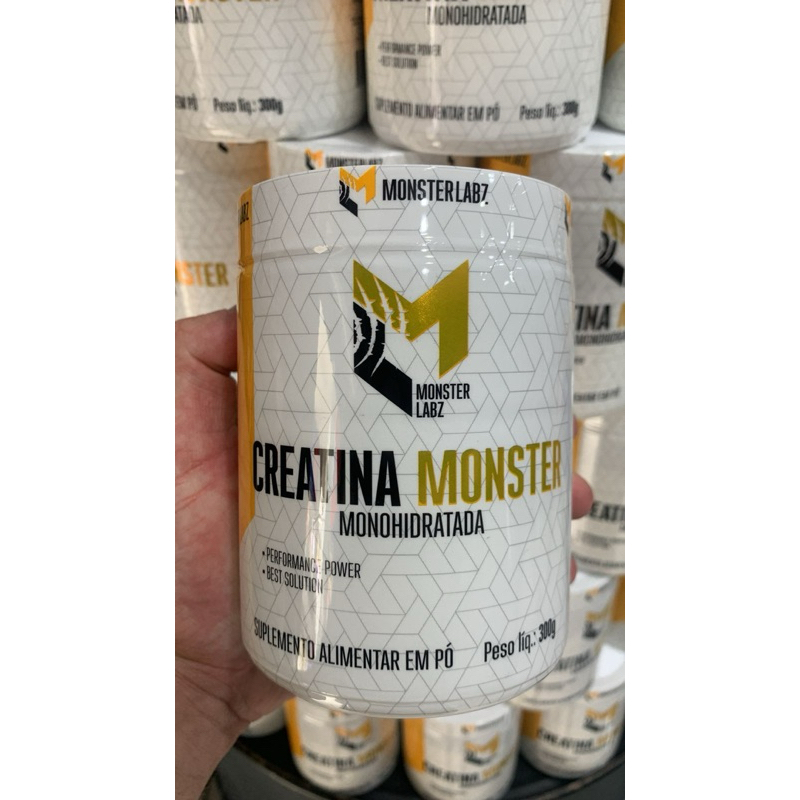 CREATINA MONSTER 300G 100% PURA - ORIGINAL | Shopee Brasil