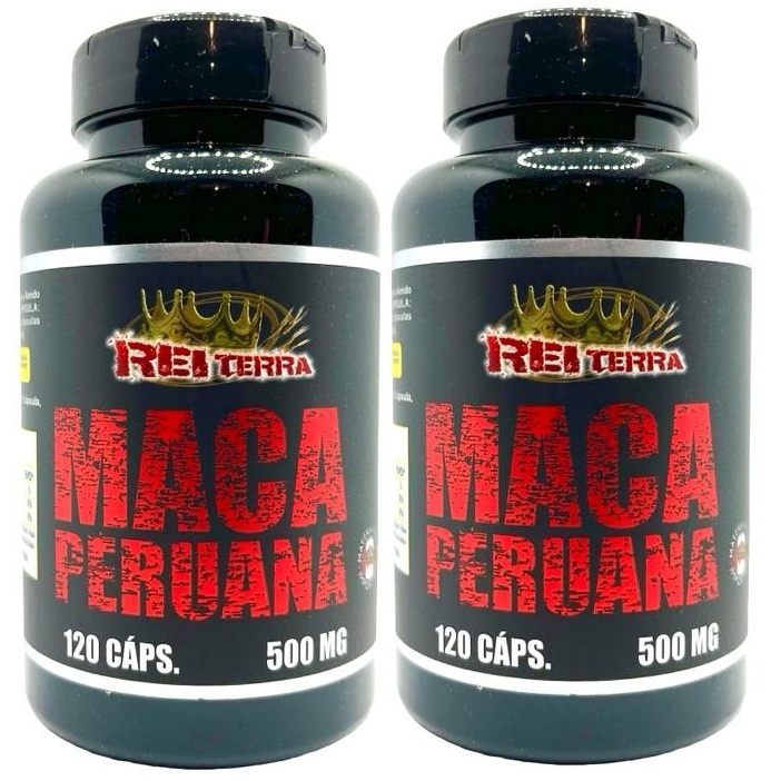 Kit 2 Maca Peruana 500mg 240 Cápsulas - King Earth | Shopee Brasil
