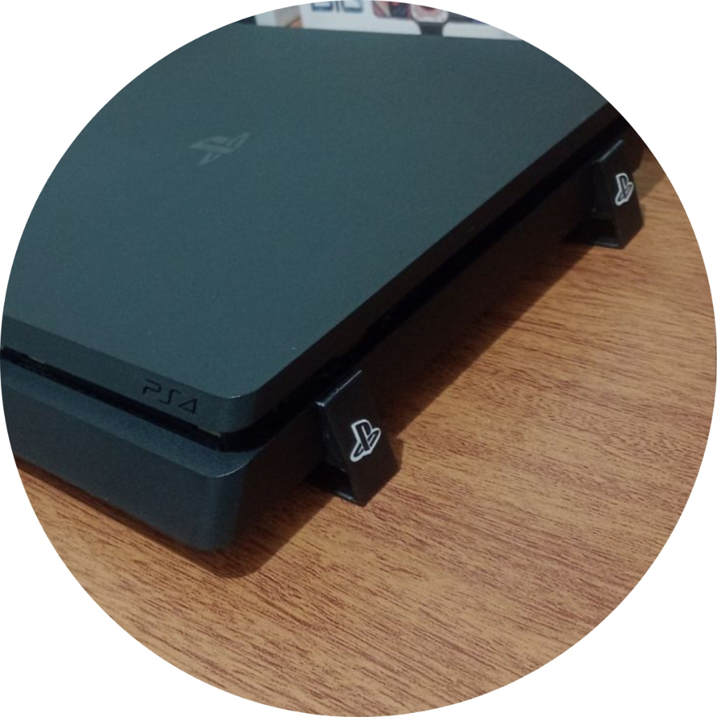 Suporte Horizontal Ps4 Ps3 Ps5 Xbox Pro Playstation 4 Pezinho | Shopee ...