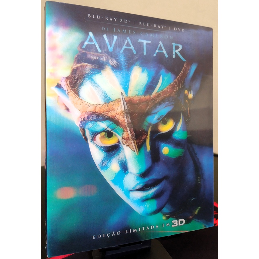 Blu-Ray: "Avatar" - 2D/3D+DVD e Luva Lenticular (Original e de ...