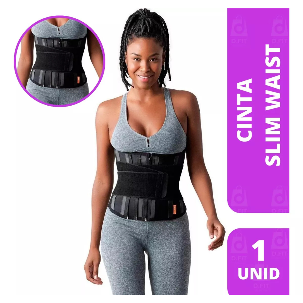 Cinta Modeladora Slim Waist Hidrolight H77 Preta Novo Modelo | Shopee ...