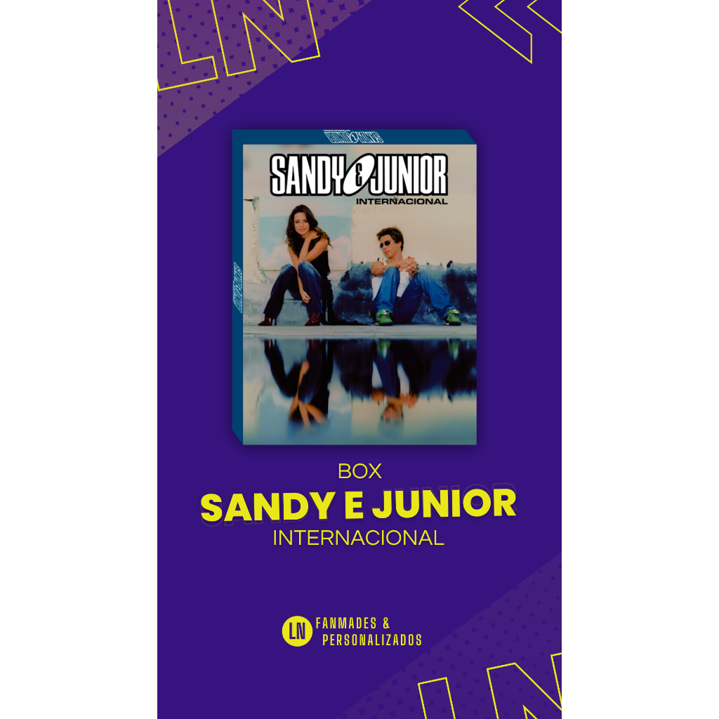 BOX - SANDY E JUNIOR - INTERNCIONAL - DVD DUPLO | Shopee Brasil