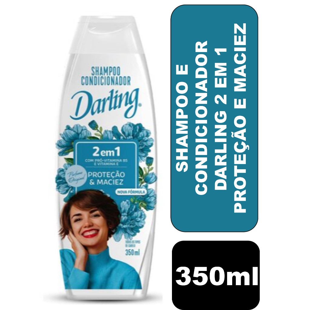 Shampoo/Condicionador Darling 2 em 1 Proteção e Maciez 350ml | Shopee ...