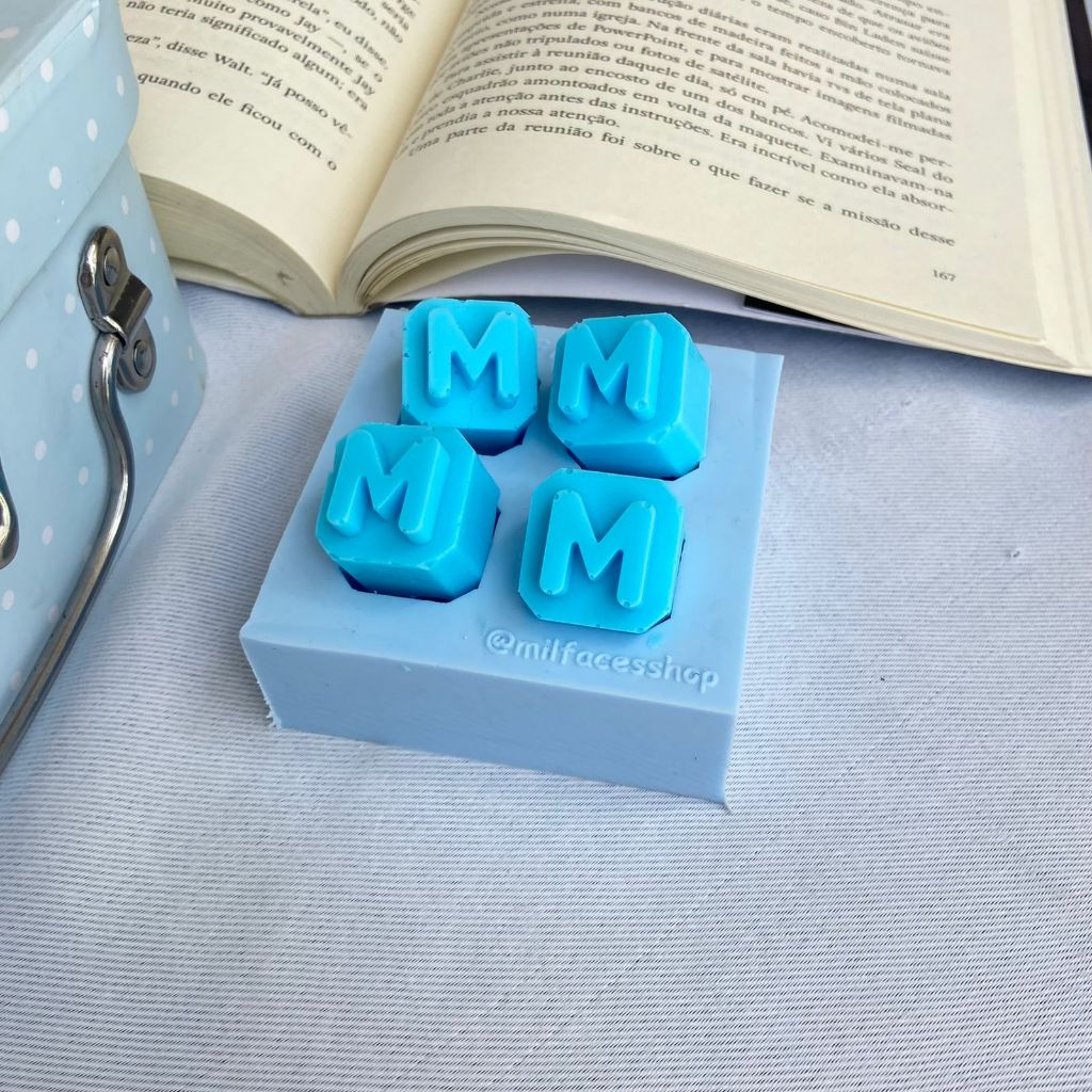 Molde Silicone Letra Alfabeto S13m Lembrança Sabonete Vela | Shopee Brasil