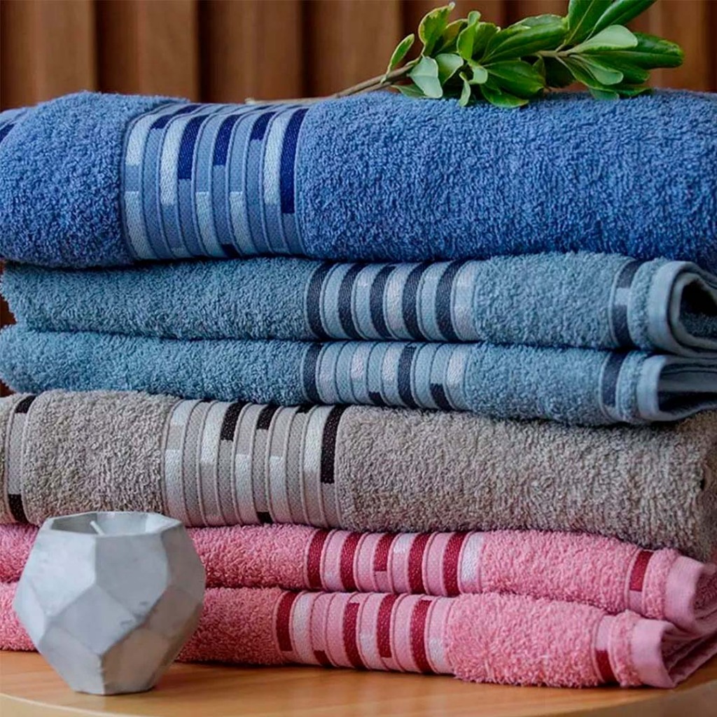 Kit 2 Toalhas De Banho Tetris 70cm X 140 - Camesa | Shopee Brasil