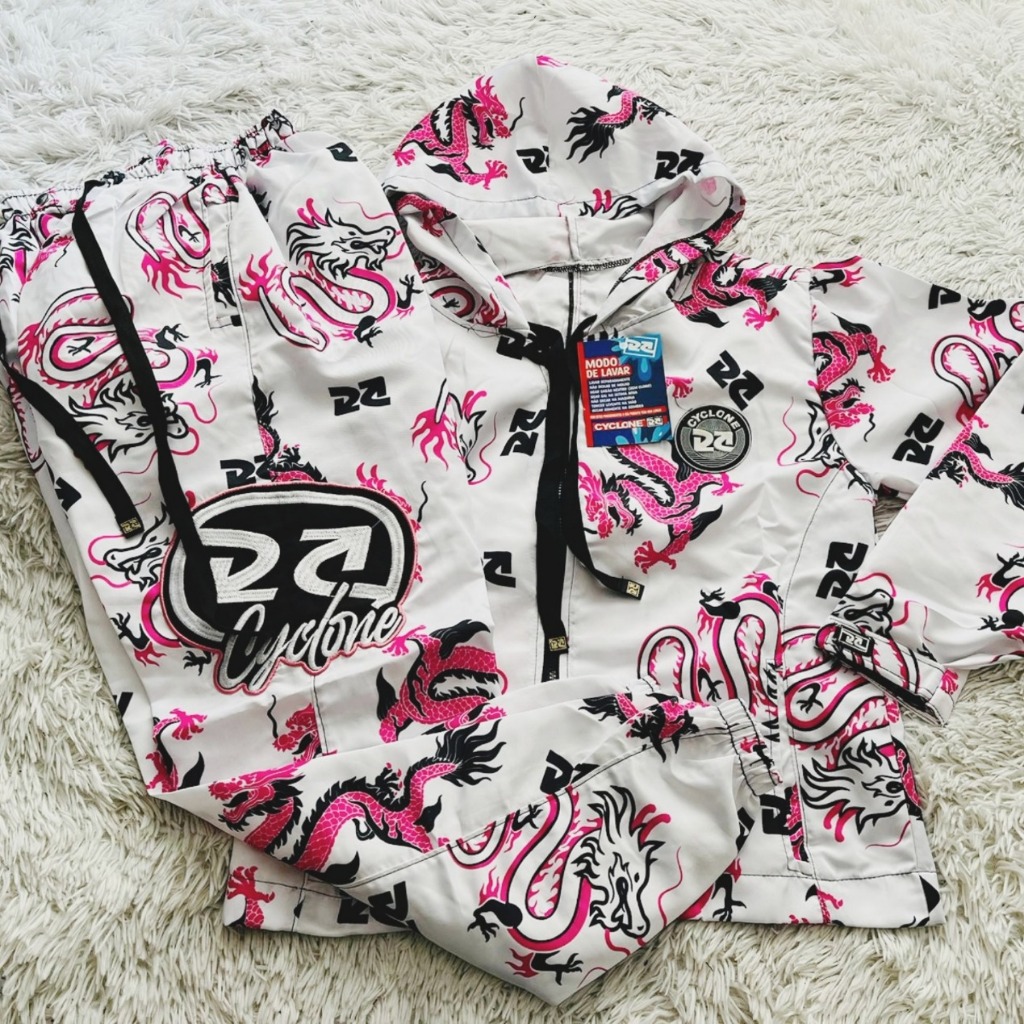 Kit Cyclone Jaqueta e Calça de Microfibra | Shopee Brasil