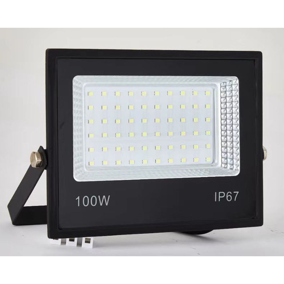 Refletor Led 100w Holofote bivolt Prova Dágua Ip66 Branco PRONTA ENTREGA | Shopee Brasil