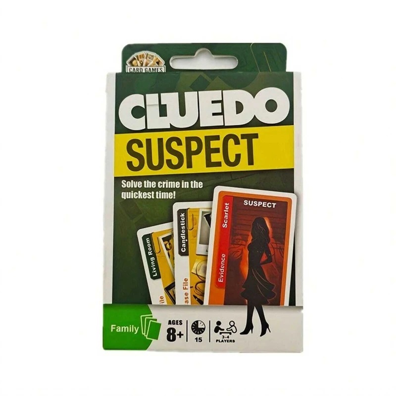 Jogo de Cartas Cluedo Suspect | Shopee Brasil