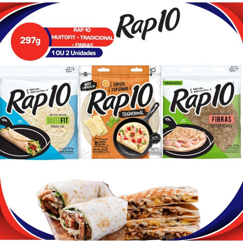 Rap 10 - Pães tipo Tortilha - Unem Sabor e Praticidade | Shopee Brasil