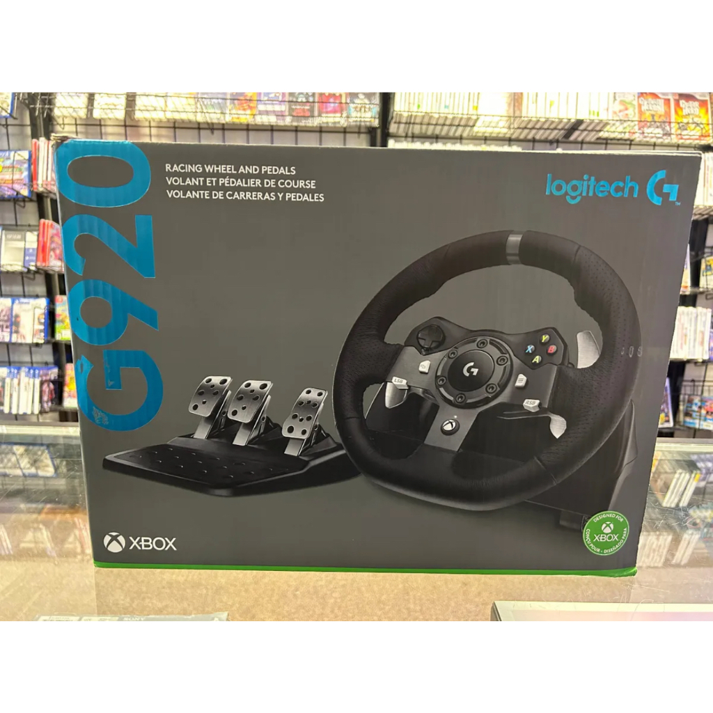Logitech G920 Driving Force Racing Wheel Xbox Series X|S Xbox One PC ...