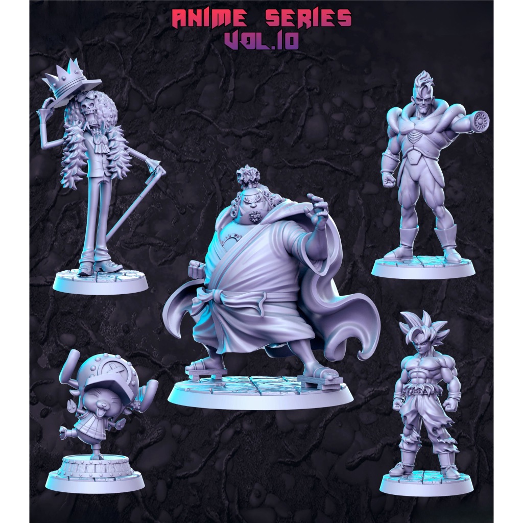 Miniaturas Animes Para Rpg, Zombicide, D&d, Board Games (RNAnimes02 ...