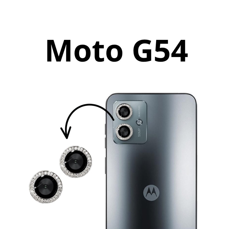 Película Câmera Traseira Motorola Moto G54 em Vidro 3D Protetora COM ...