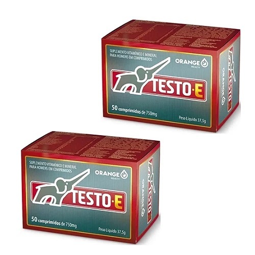 Testo E Multivitaminico Revigorante 2x50 comprimidos 600mg Orange Nova ...