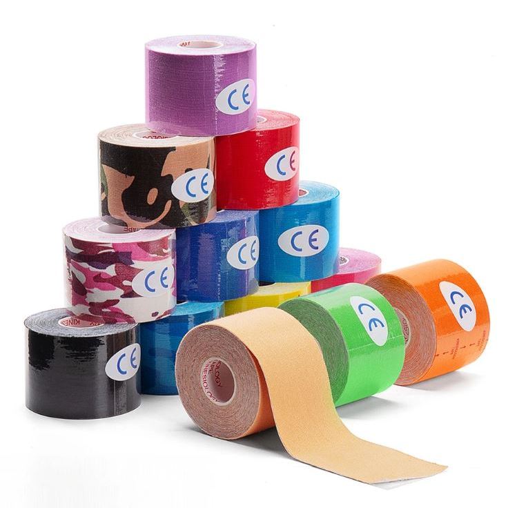 Fita Knesio Tape Bandagem Adesiva Funcional Alivia a Dor Lesão Atleta | Shopee Brasil