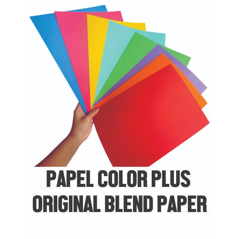 Papel color plus original Blend paper 180gm 23x32cm | Shopee Brasil