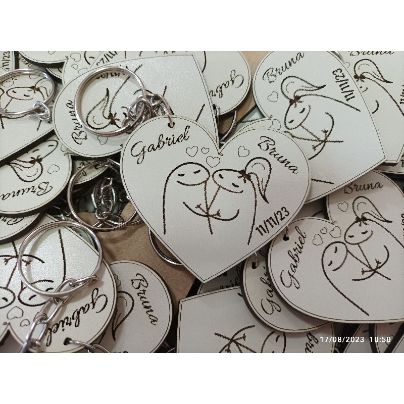 50 lembrancinha casamento flok bento chaveiro personalizado | Shopee Brasil