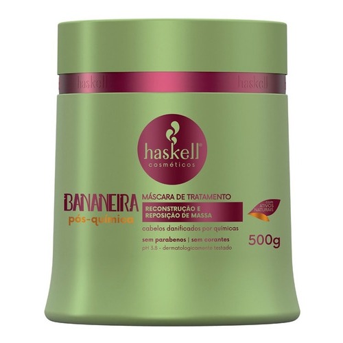 Haskell Pós Química Bananeira Máscara 500g | Shopee Brasil
