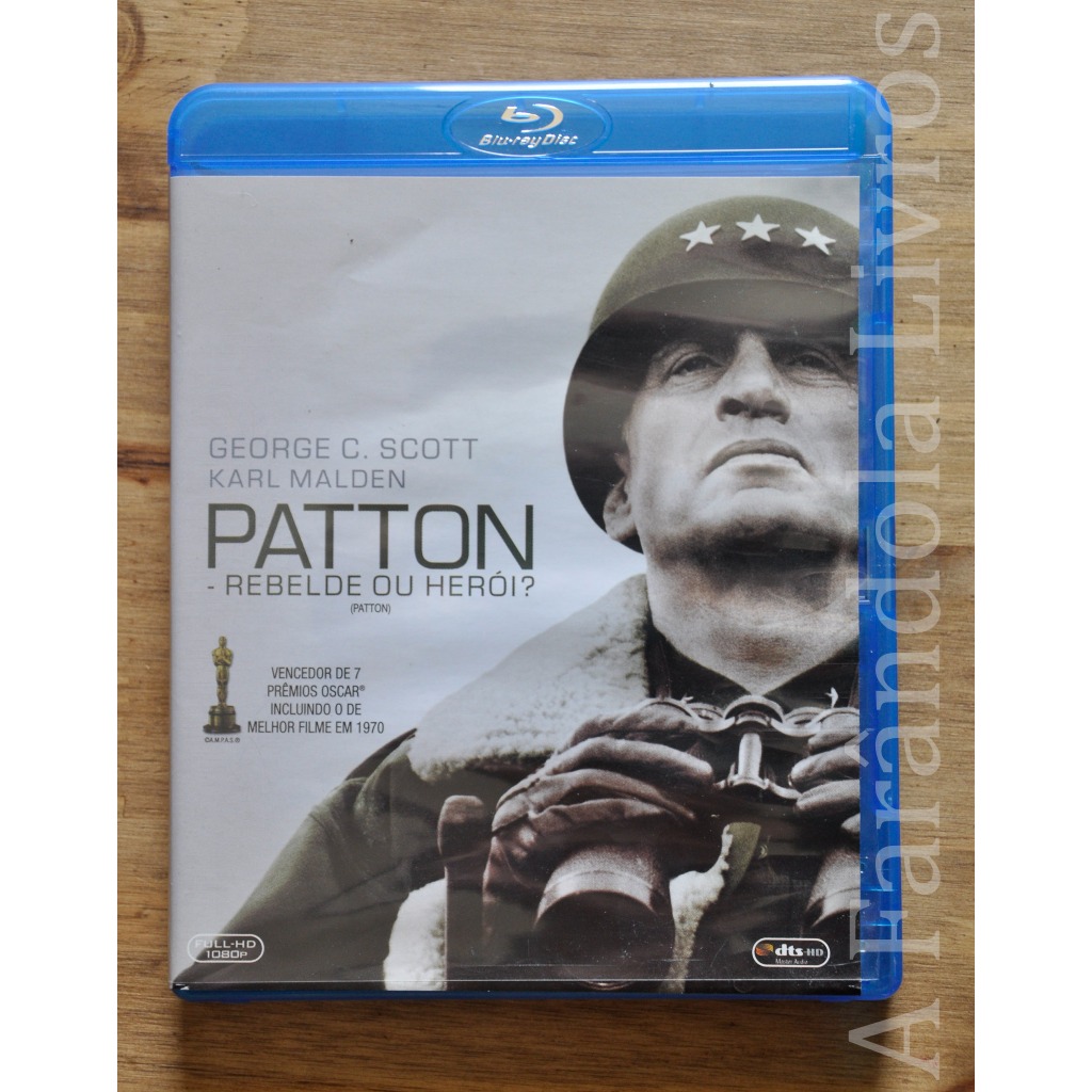 Blu-ray Patton Rebelde ou herói? Franklin Schaffner Francis Ford ...