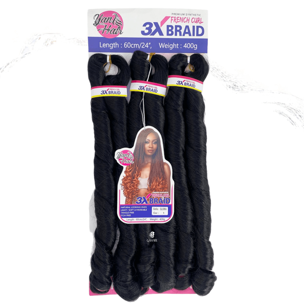 Kit 5 Cabelos - Yan Hair - Jumbo Para Fazer As Famosas Box Braids Com ...