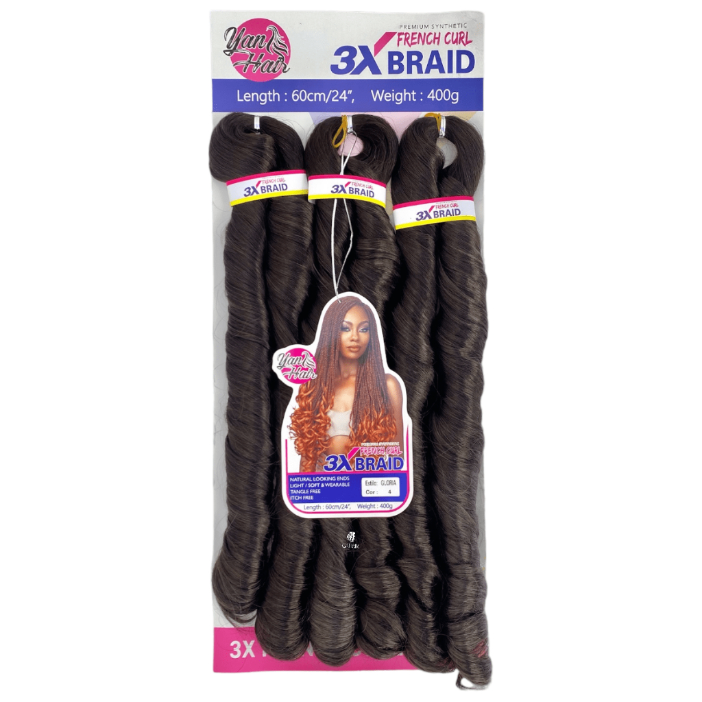 Kit 5 Cabelos - Yan Hair - Jumbo Para Fazer As Famosas Box Braids Com ...